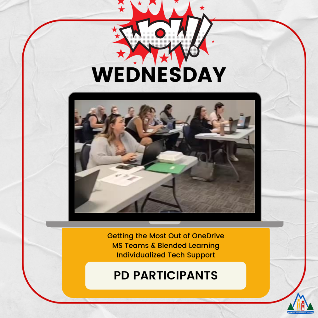 WOW Wednesday – Summer PD Participants – Teaching in a Fishbowl
