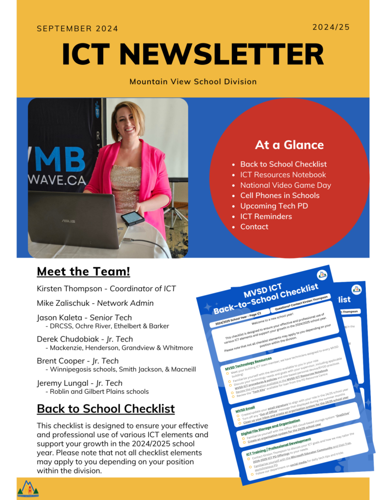 September 2024 ICT Newsletter – Teaching in a Fishbowl